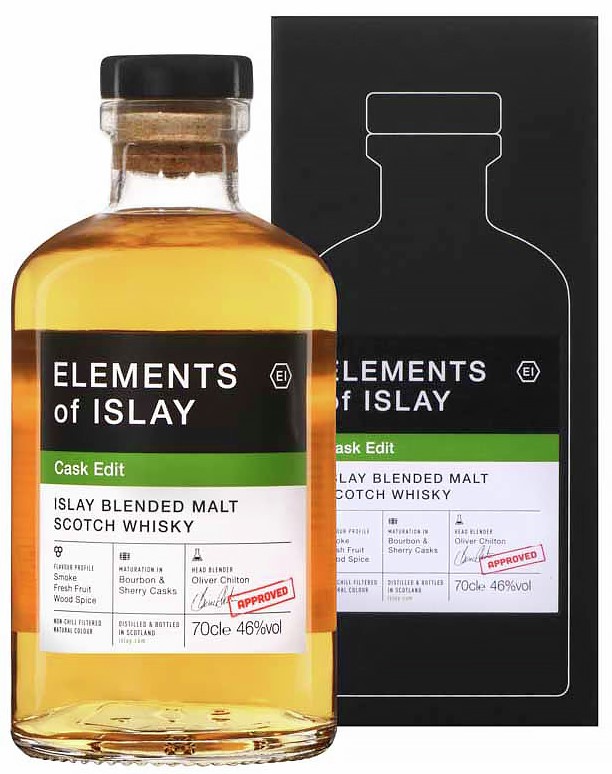 Spiritueux: ELEMENTS OF ISLAY CASK EDIT 46%